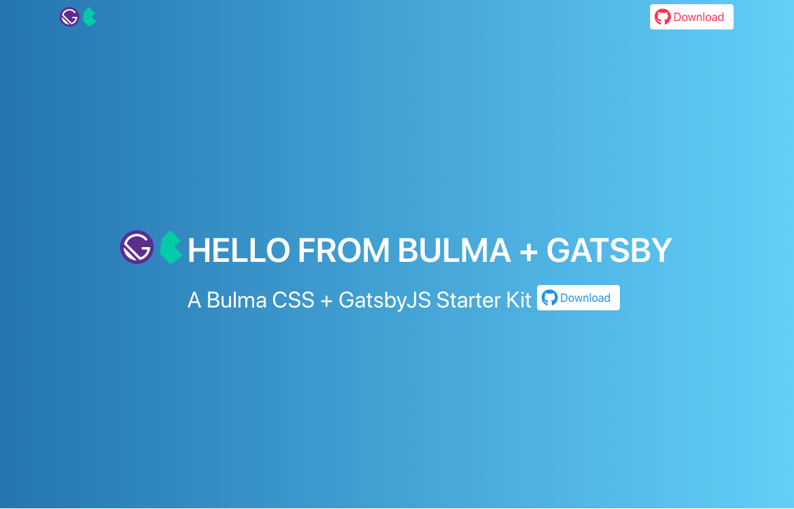 GitHub - freq32/fullstack-gatsbyjs: Modern Full-Stack App in GatsbyJS and Bulma